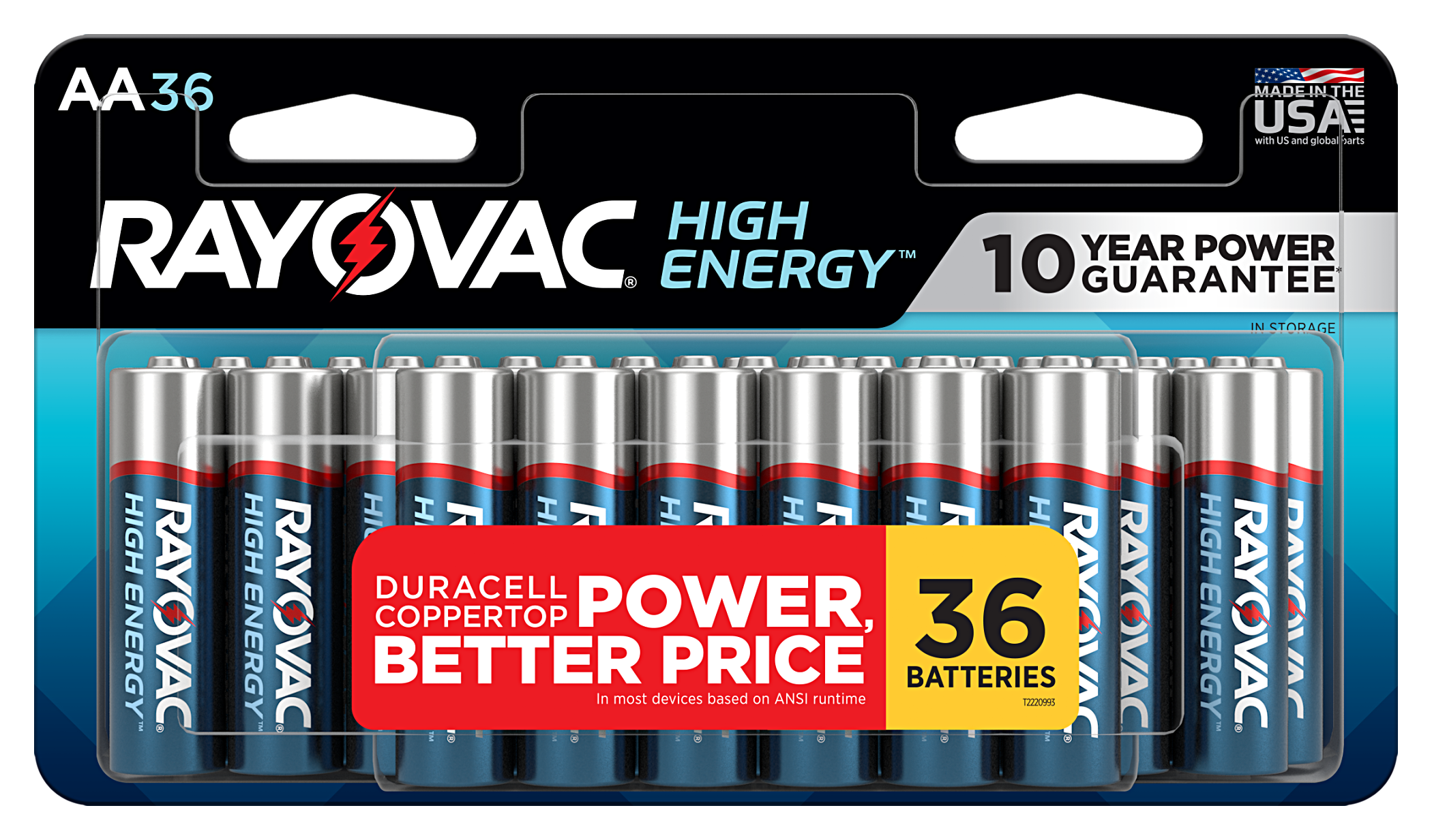 Rayovac High Energy AA Alkaline Batteries | Cabela's